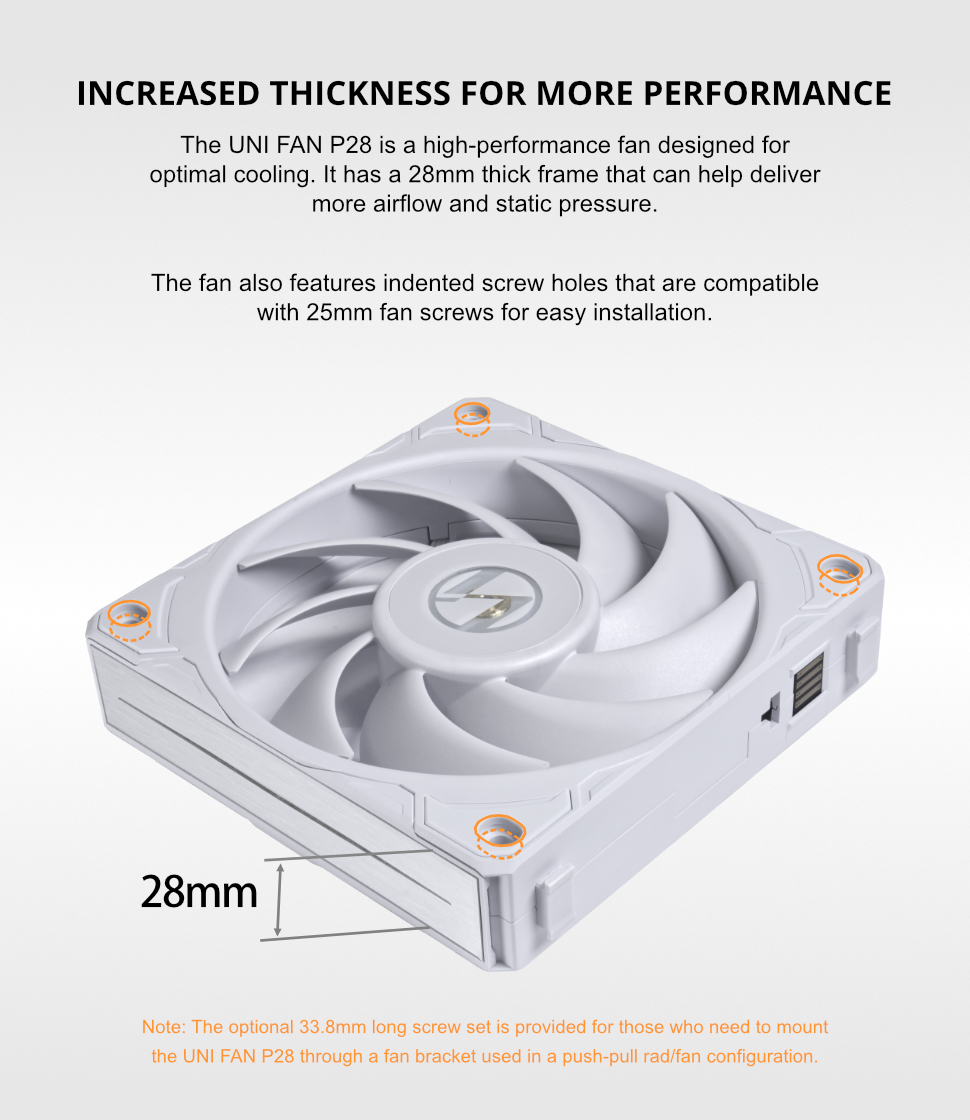 LIAN LI UNI Fan P28 120 Black 1x 12cm Fan Pack without a Fan Speed Controller -- UF-P28120-1B ...